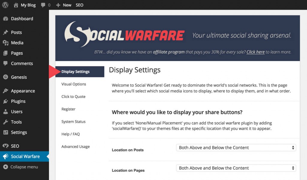 Walkthrough: Setting Up and Using Social Warfare – 19 Coders